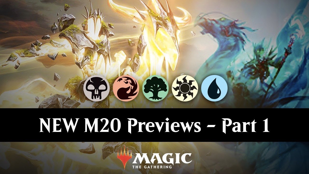 NEW M20 Previews - Part 1 - Elemental Knights - Standard MTG Arena Set ...