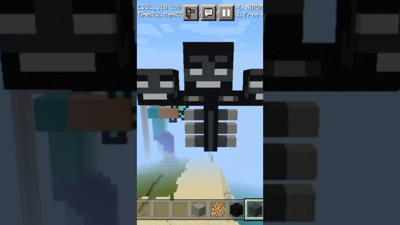 Wither Statue Minecraft Youtube