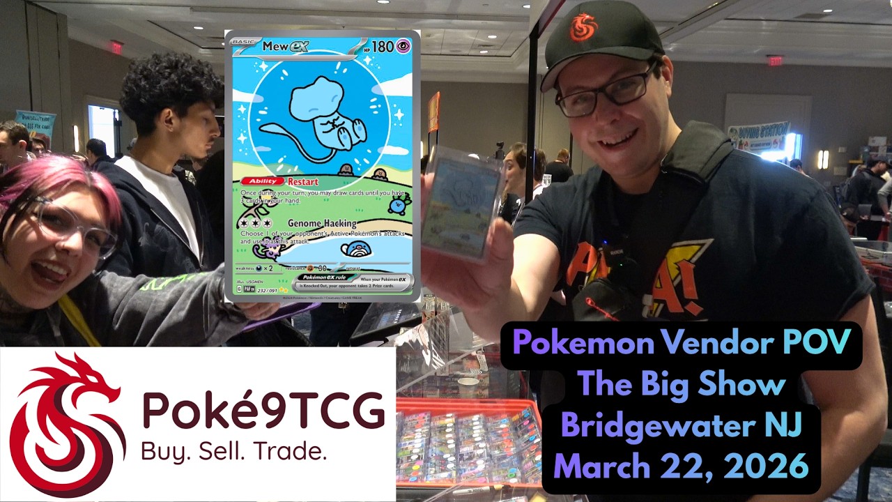 POV Pokémon Vendor at The Big Show (March 22, 2026) 🔥 Buying & Selling ...