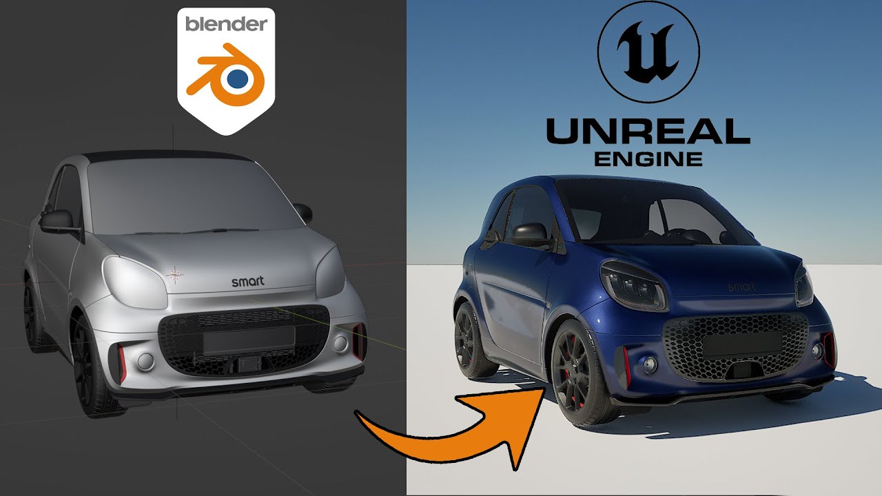 Sending Files From Blender To Ue Using Datasmith Dataprep Assets Substitution Tables Youtube