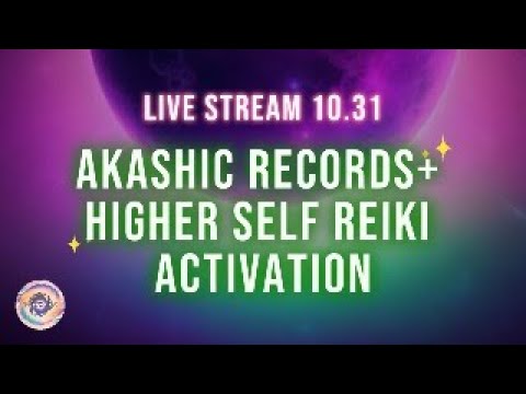 NEW MOON IN SCORPIO LIVESTREAM: Akashic Records + Higher Self Reiki Activation - YouTube