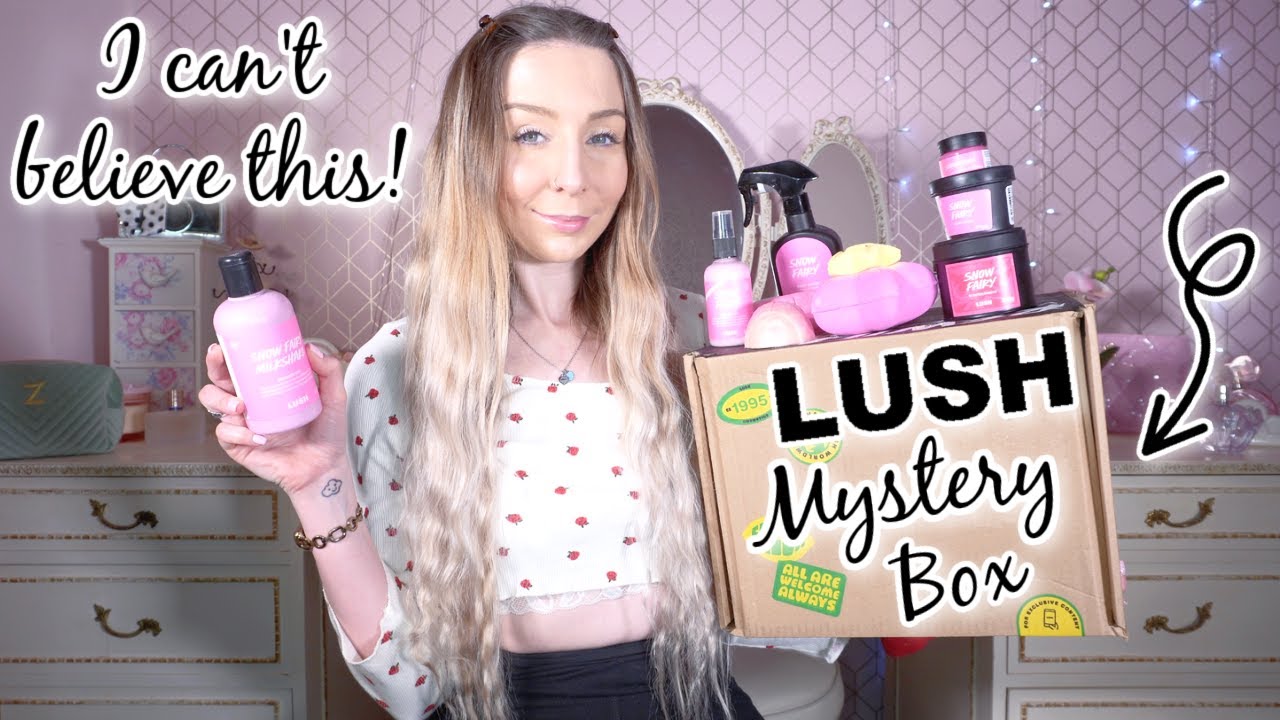 LUSH Sent Me A HUGE Mystery Box ♡ Unboxing - YouTube