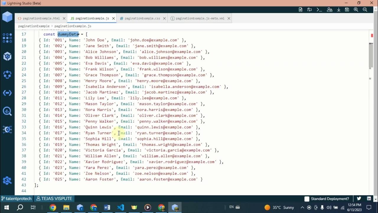 Create a Data Table with Pagination using Lightning Web Components in #salesforce #pagination ...