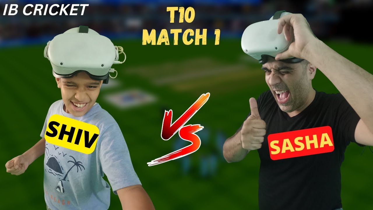 T10 Insane Level 0 Bat Shield | IB CRICKET VR | Match 1 Shiv Vs Sasha ...