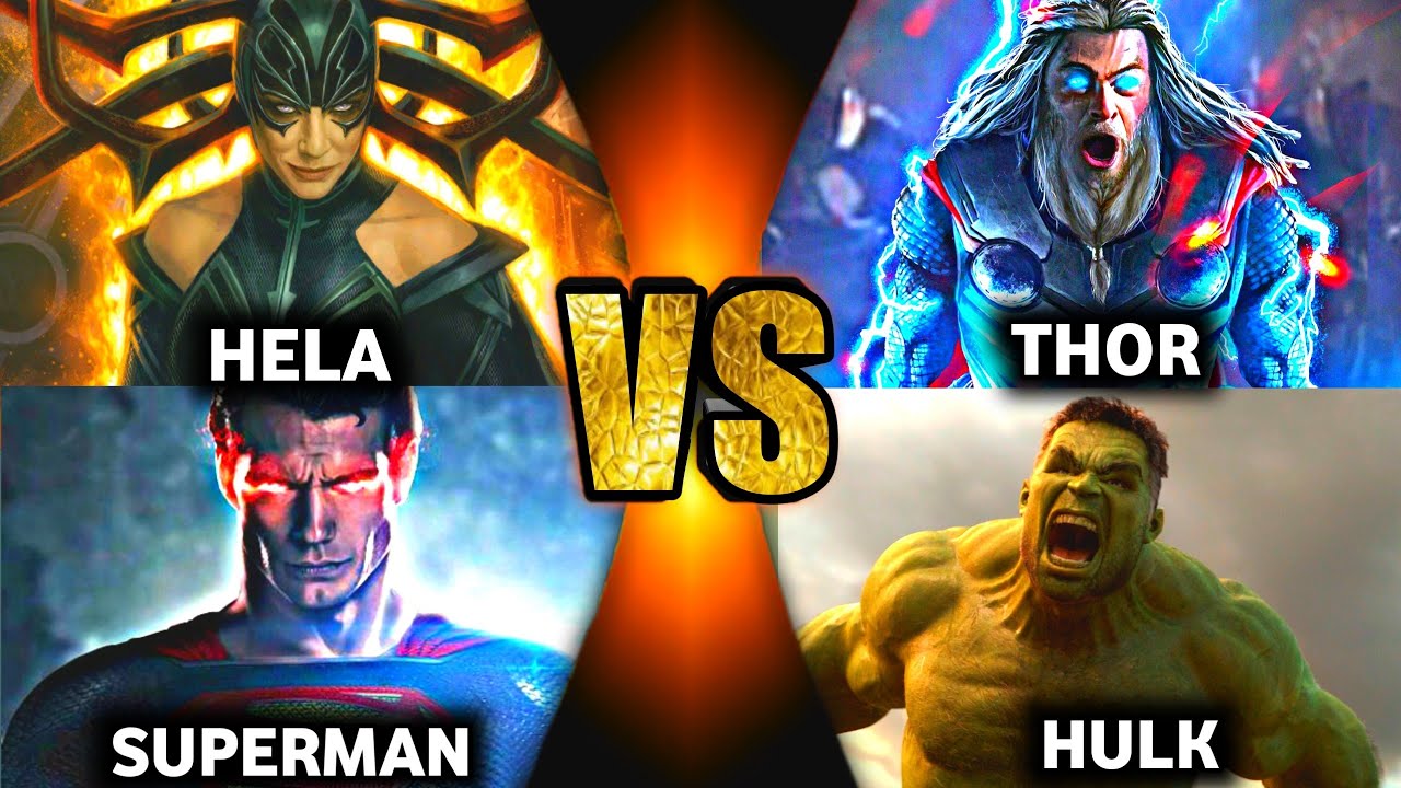 Thor Vs Superman Vs Hulk Vs Hela/Next Ironman in MCU and Many other ...