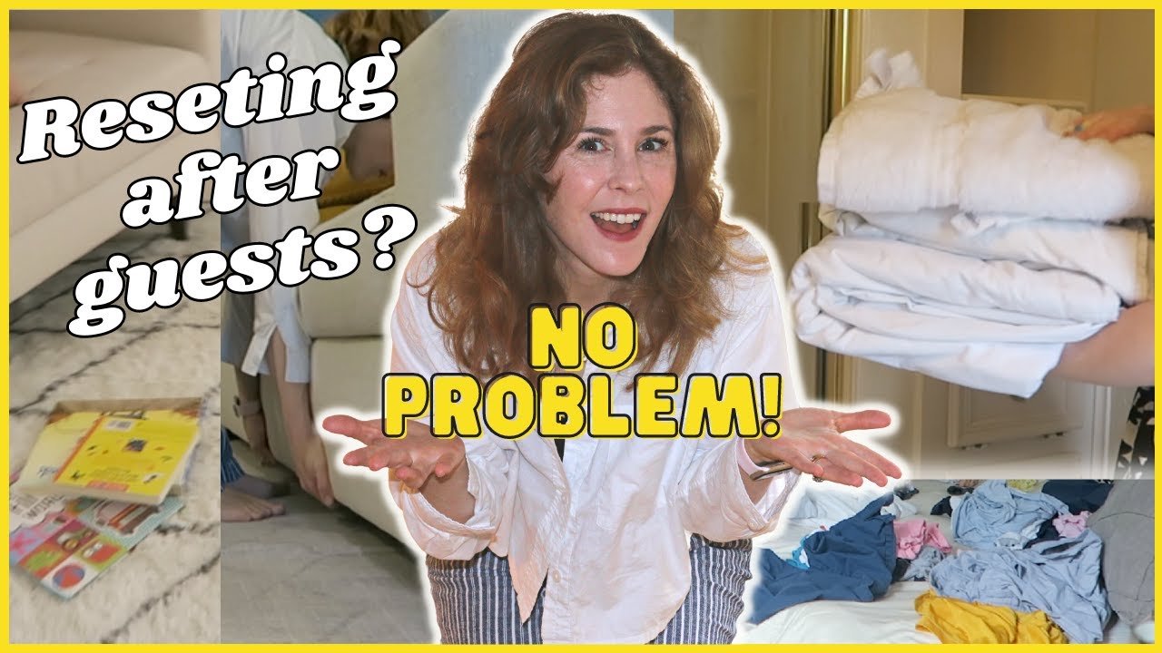 DECLUTTERING YOUR HOME after guests! The BEST TIPS to stay ahead at home when your routine ...