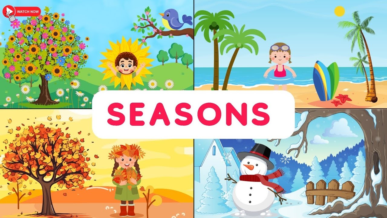Seasons for kids | Learn about seasons |four seasons | seasons in india ...