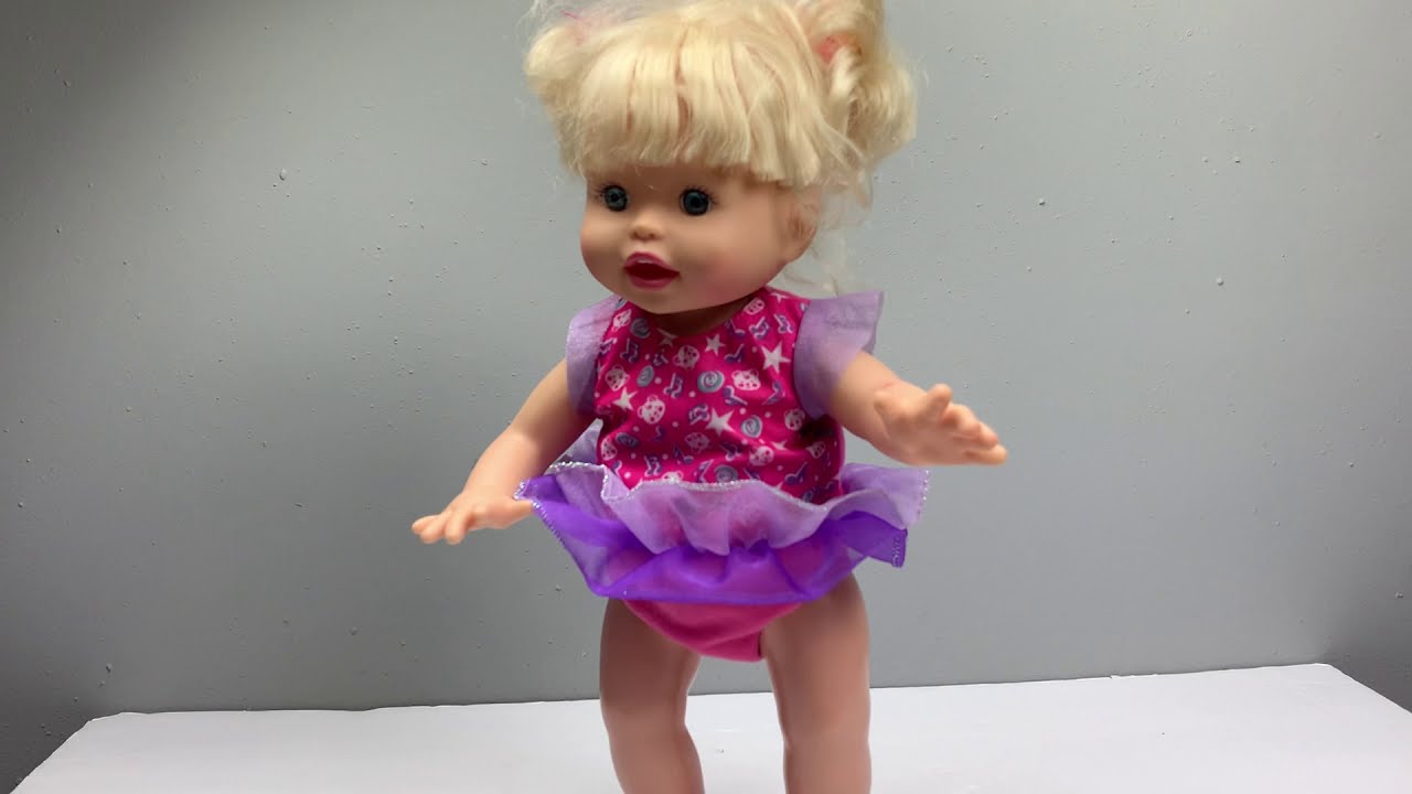 Fisher Price Little Mommy Dancy Dancy Baby Interactive Dancing Doll ...