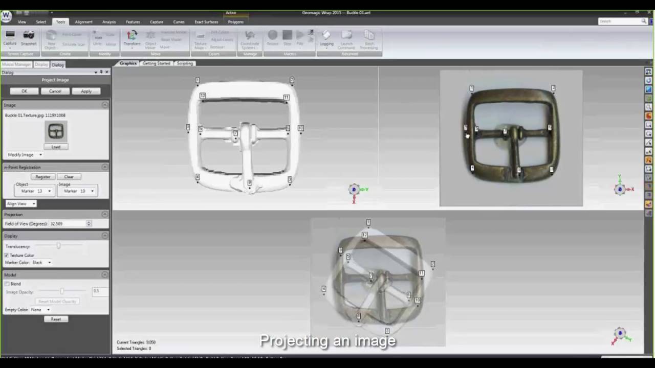 Geomagic Wrap 2016 - Texture Mapping - YouTube