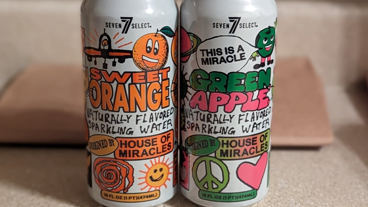 Seven Select Brand Sparkling Water Review - YouTube