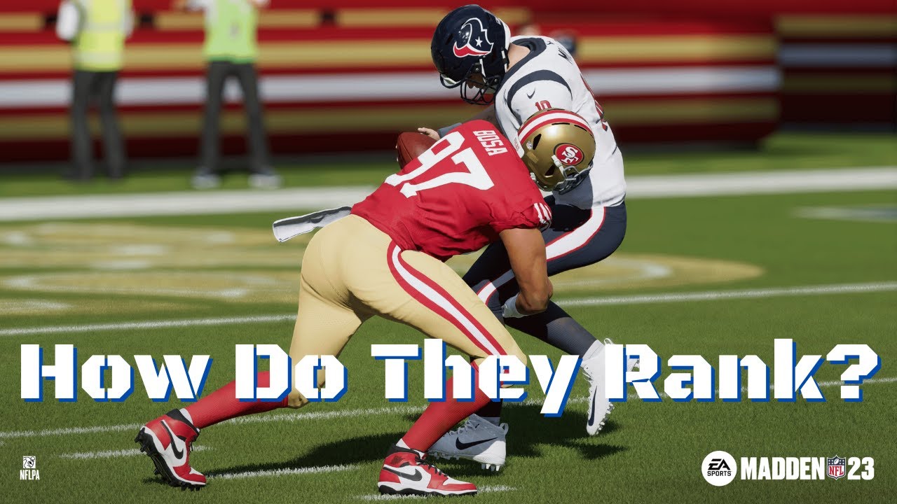 Madden Franchise Defensive Position Tier List - YouTube