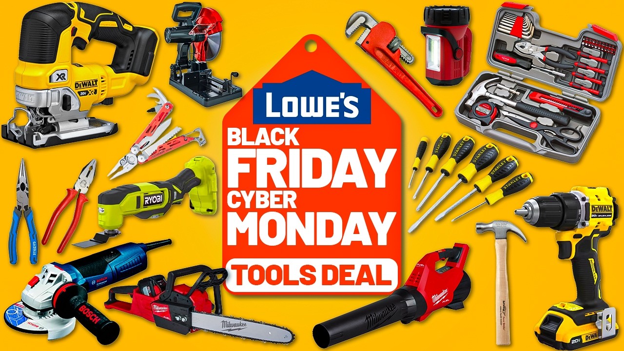 Best Lowes Black Friday and Cyber Monday Deals for Tools - YouTube