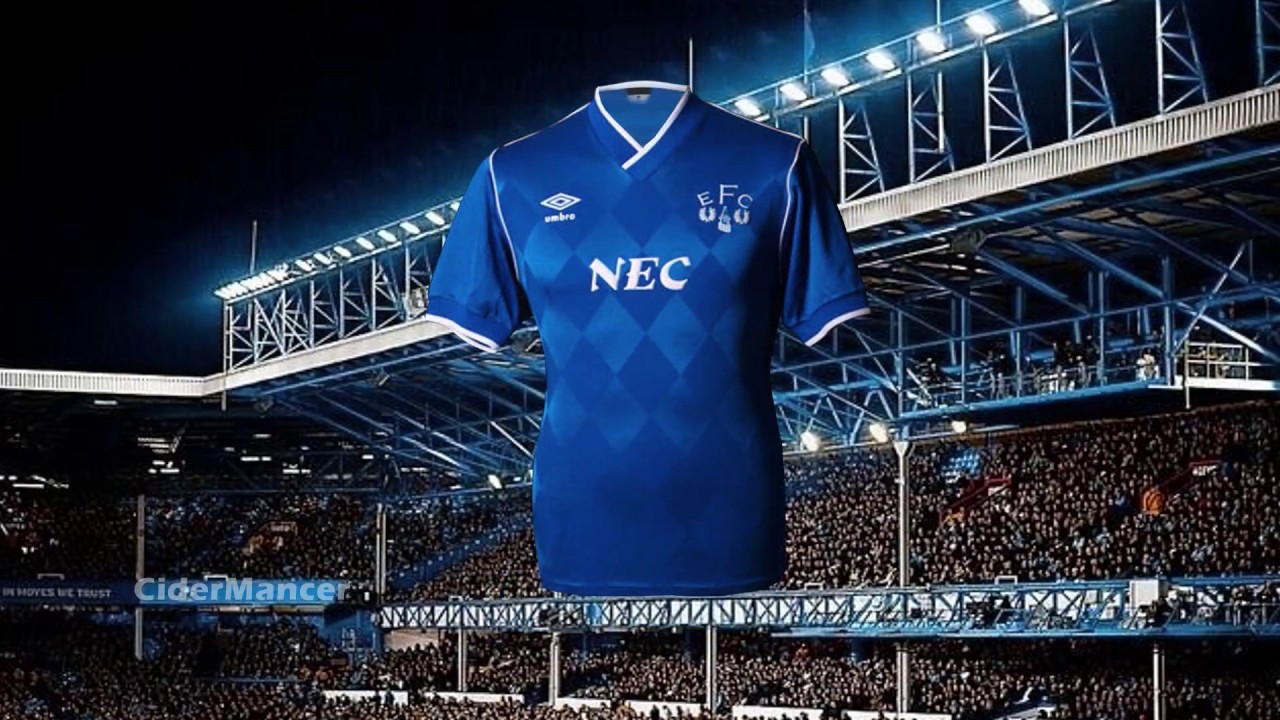 "For the Jersey", A Brief History of the Everton Shirt - YouTube