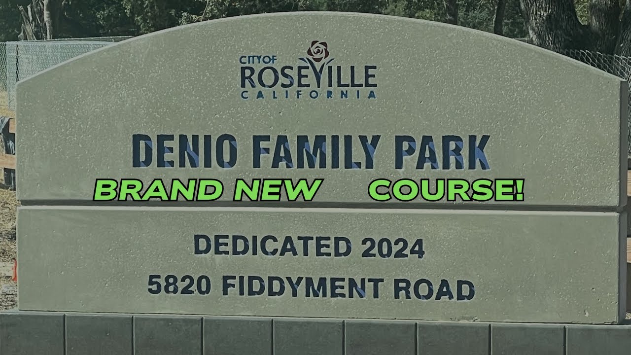 Roseville's First Disc Golf Course! Denio Family Park Play Through ...