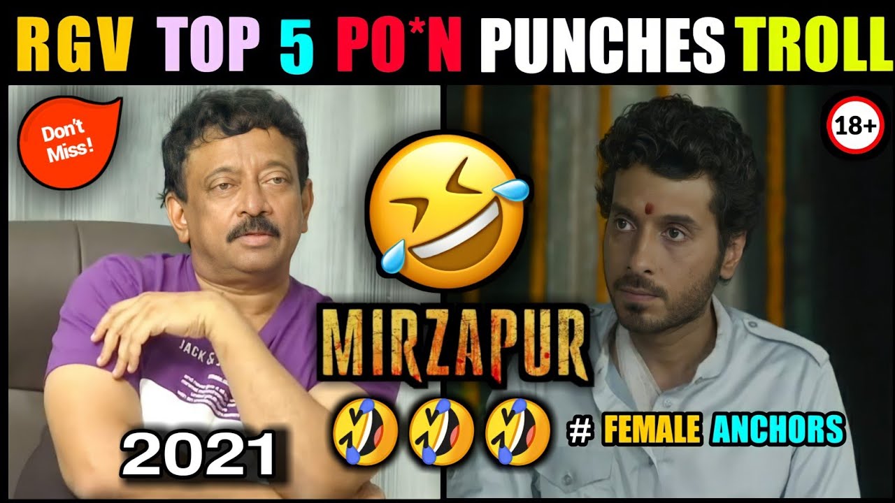 Rgv top 5 po*n |punches| meme |troll |video |in telugu - YouTube