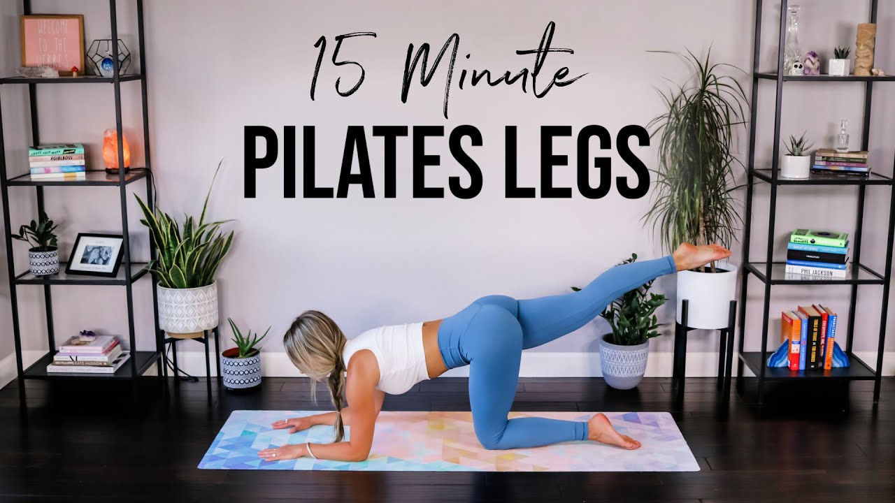 15 Minute Lower Body Pilates Pilates Leg Workout Youtube