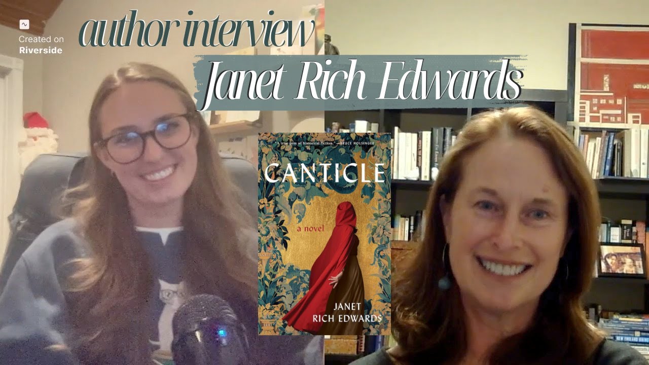 Canticle interview with Janet Rich Edwards - DEBUT NOVEL - YouTube
