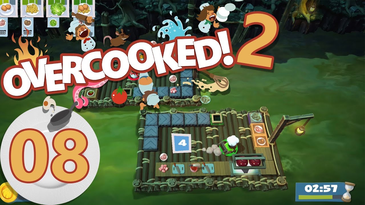 Overcooked 2 - 8 (4-Player) - YouTube