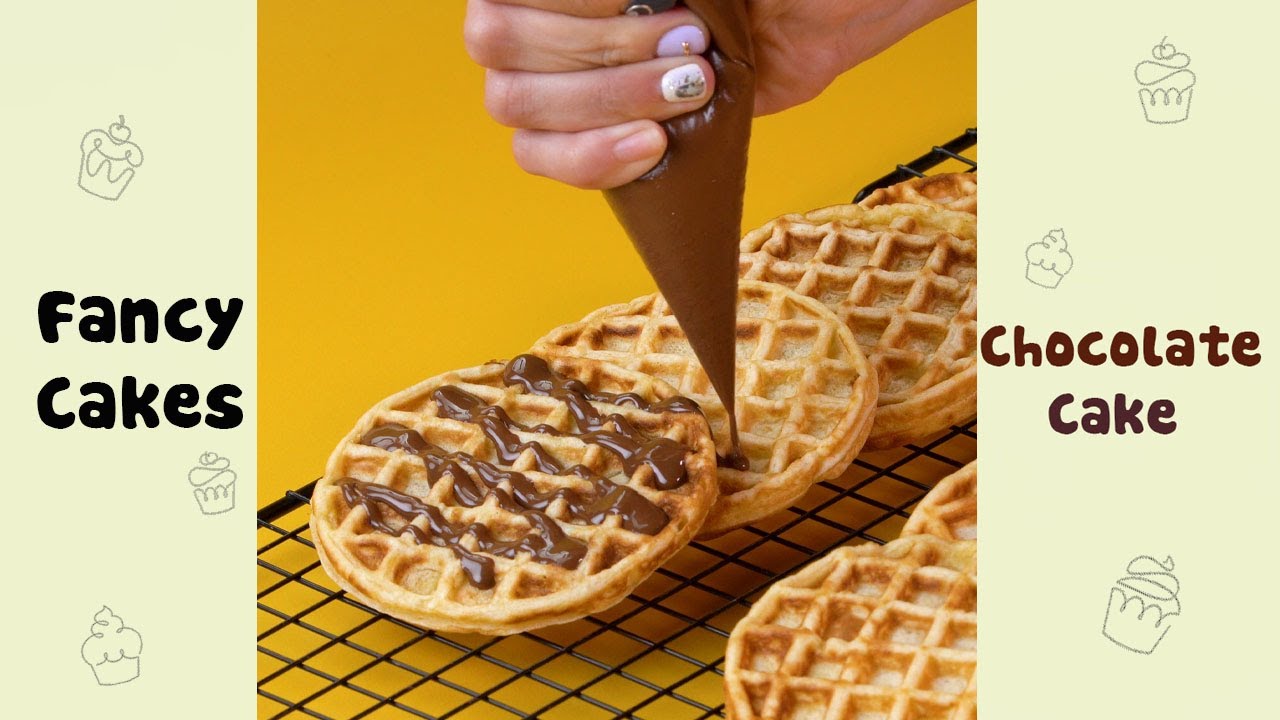 Waffle Chocolate Decorating - YouTube