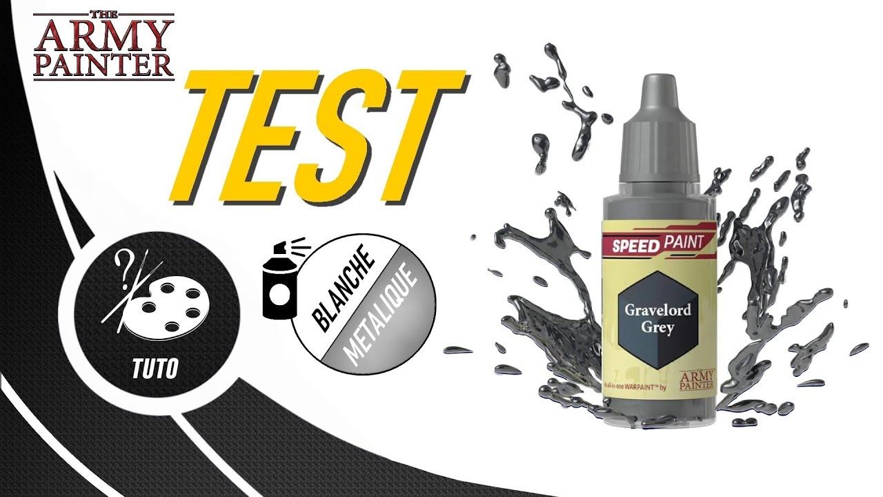 Test Gravelord grey - Speedpaint ARMY PAINTER - YouTube