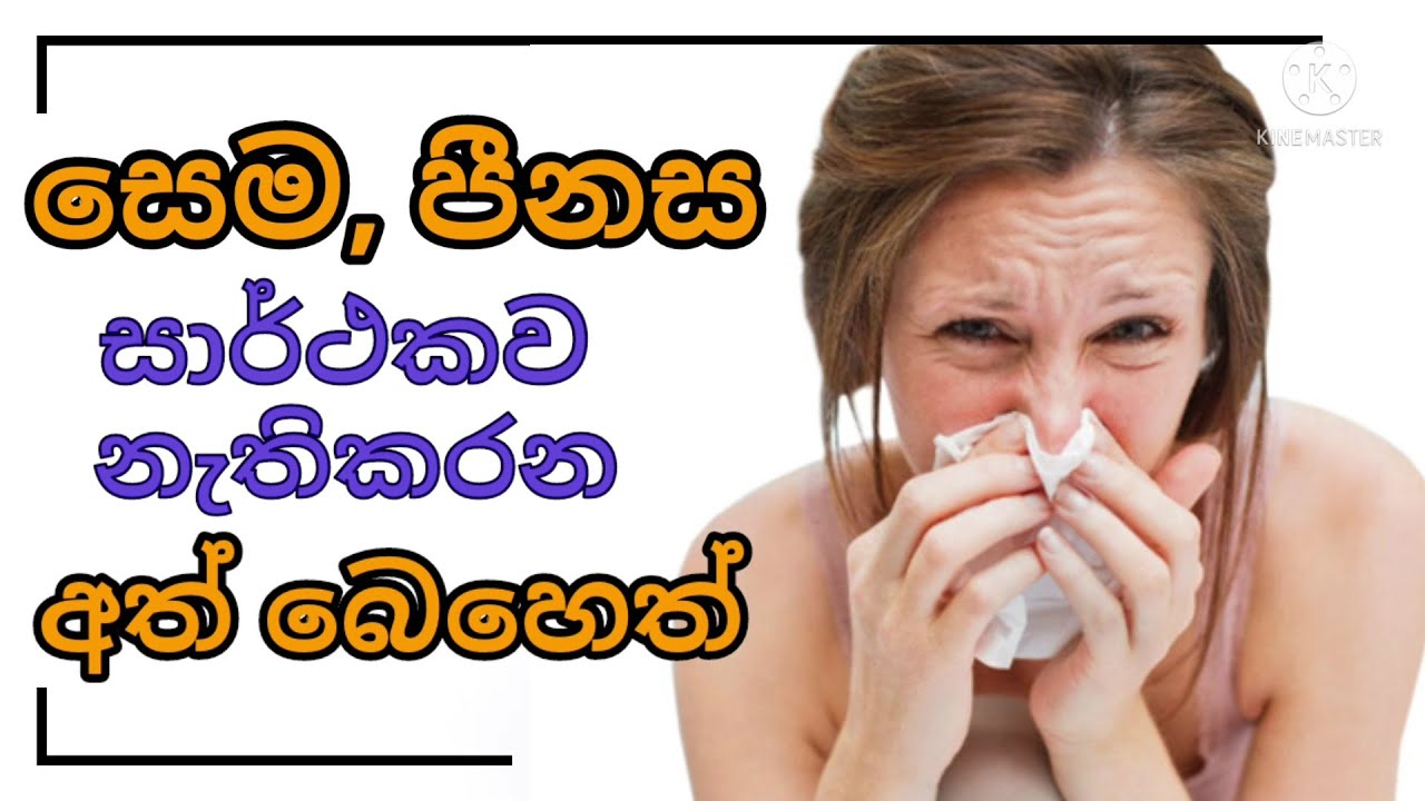 Cold Treatment Sinhala | Cough | Semprathisyawa | Natural Home Remedies ...