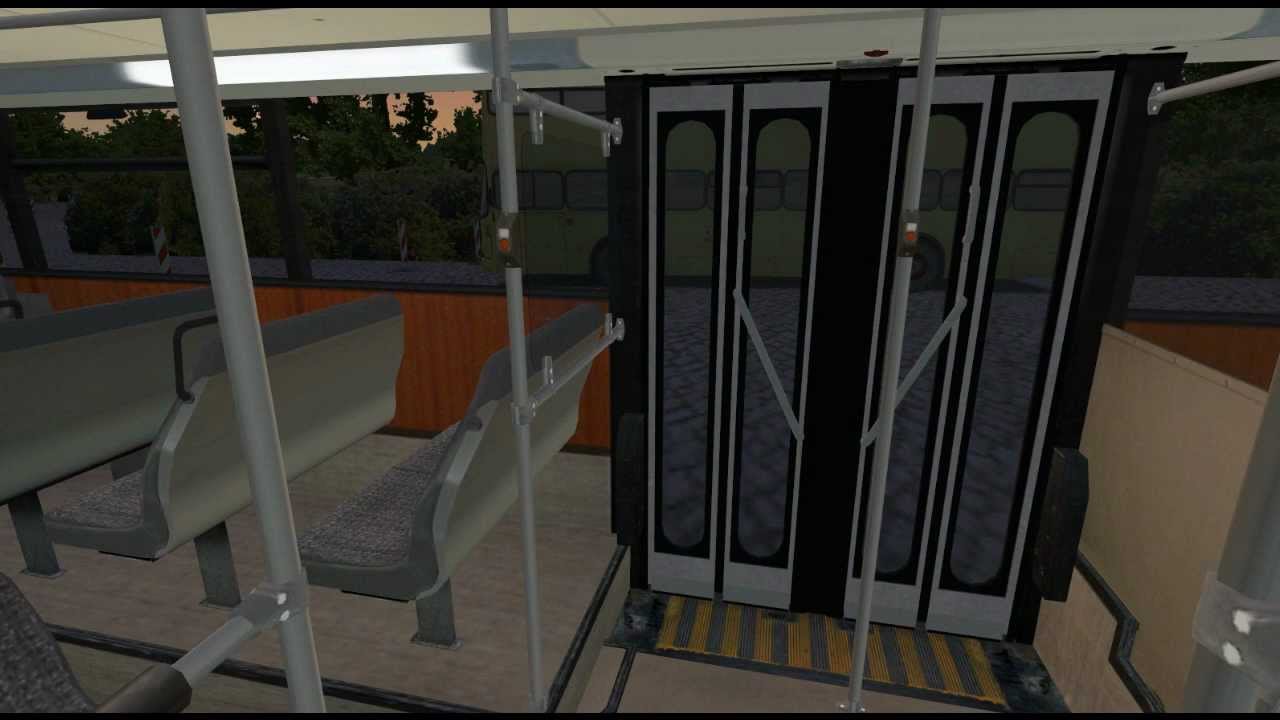 OMSI - SD202 D86 FOLDING DOOR TEST ver2 - YouTube
