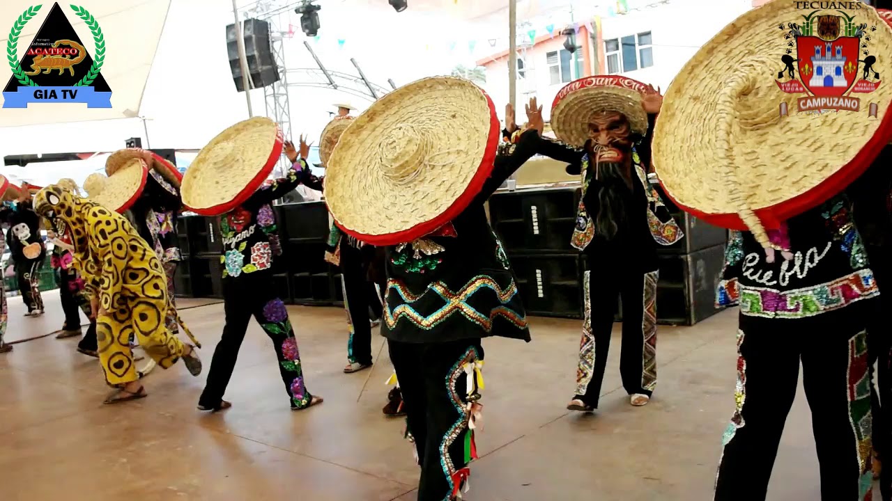 DANZA DE TECUANES LOS CAMPUZANO DE ACATLÁN DE OSORIO, PUEBLA 2018 - YouTube