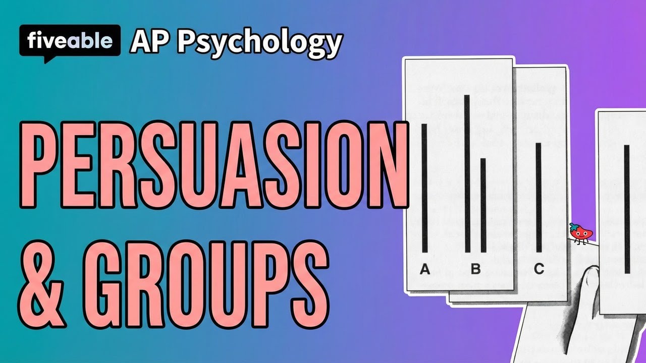 AP Psychology - Social Psych: Persuasion & Group Behavior | Fiveable ...