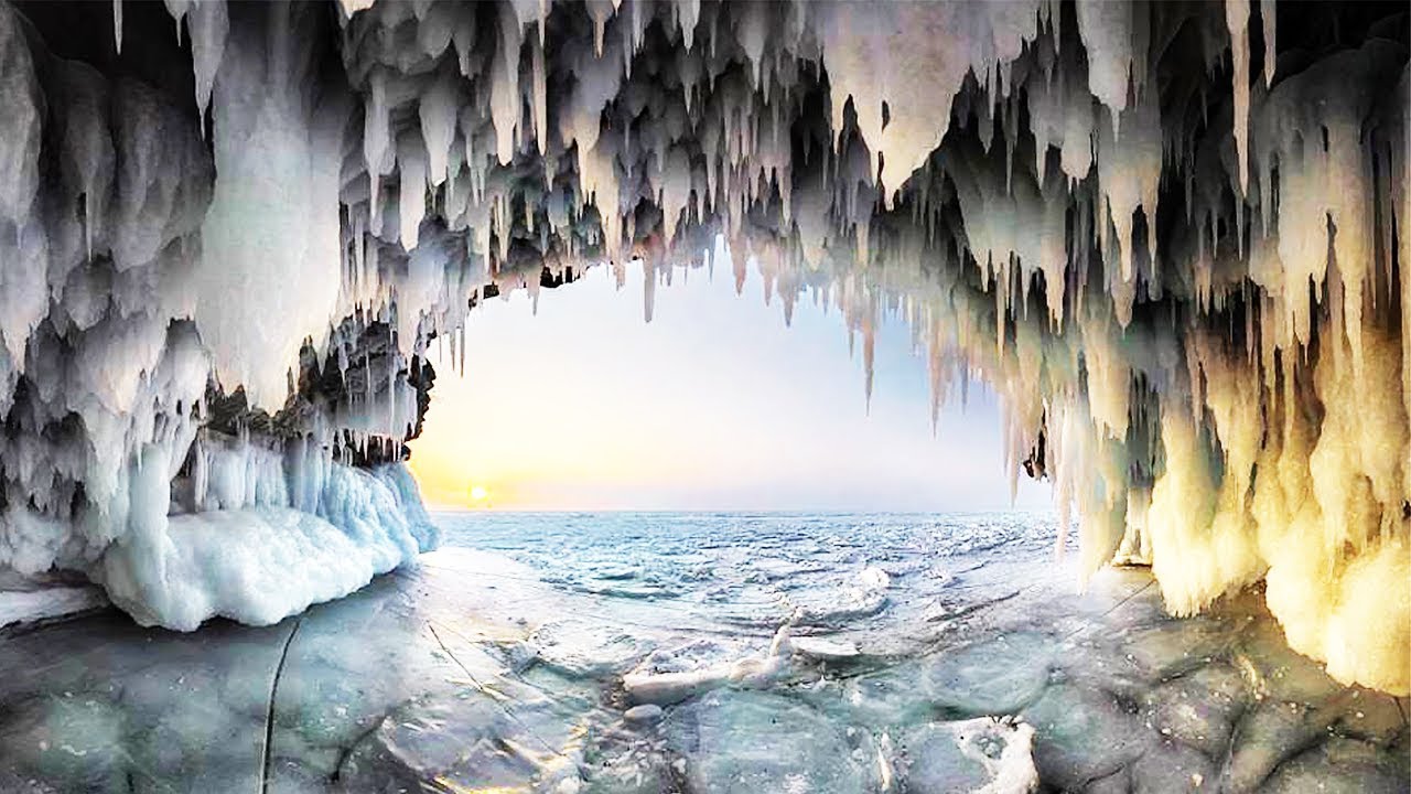 Photographer captures breathtaking images of icicle formations in ...