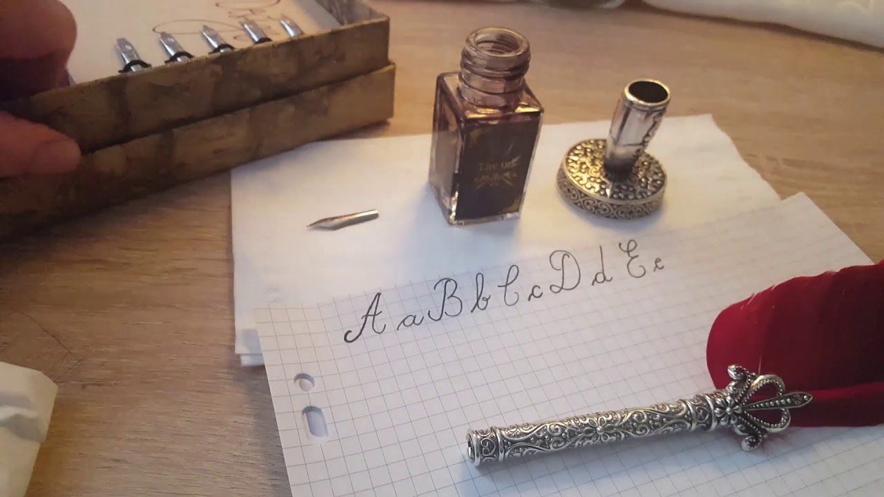 Ancient Calligraphy Quill Feather Pen Vintage, Antique, part 2 - YouTube