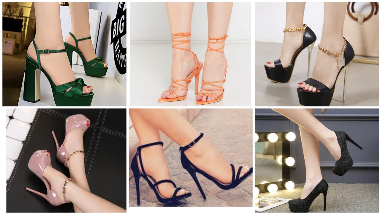 pencil high heels shoes| girls high heels shoes| fancy high heels - YouTube