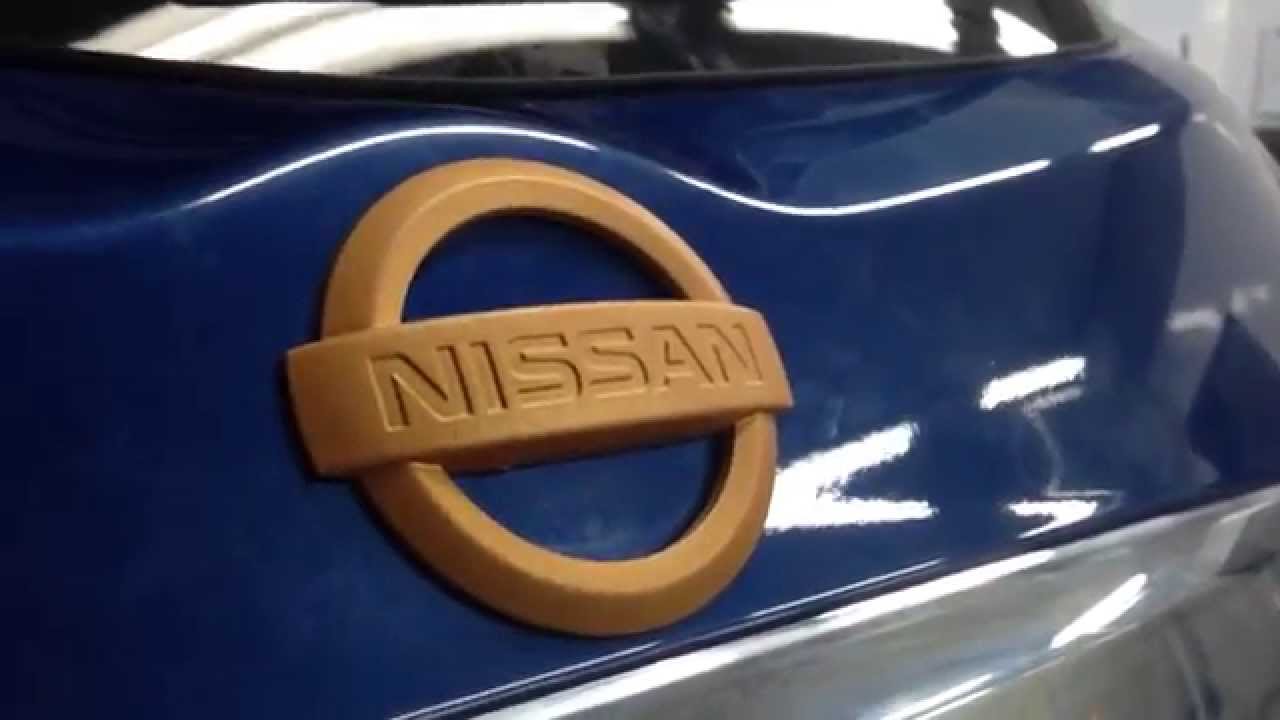 【車膜王】NISSAN BIG TIIDA LOGO 噴膜改色，防刮X修護X裝飾【KK CAR WRAP】 - YouTube