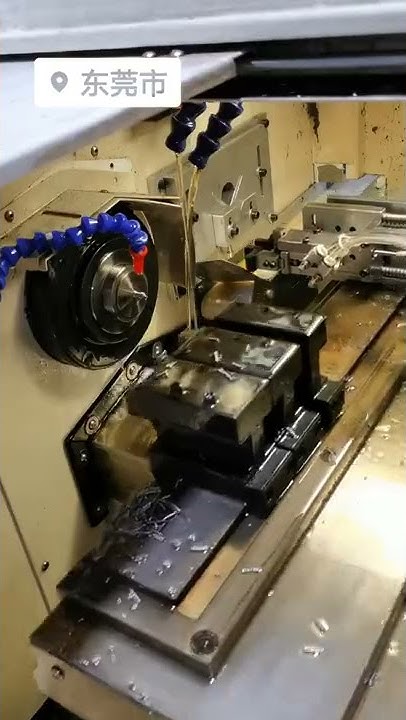 CNC lathe, automatic loading and unloading,數控車床自動上下料 不卡料，穩定，全自動改裝 數控加工 機器人 - YouTube
