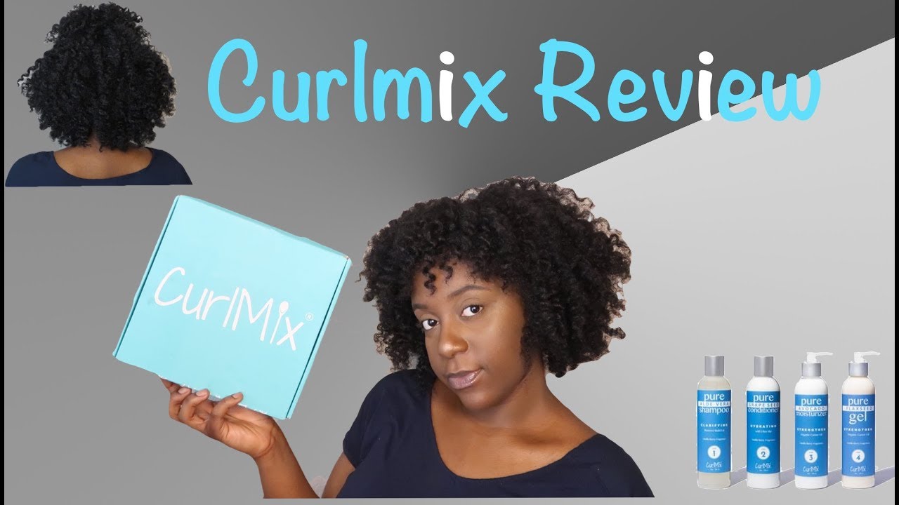 Curlmix Review on 4c Natural Hair| Fluffy Twistout with the Entire Line ...