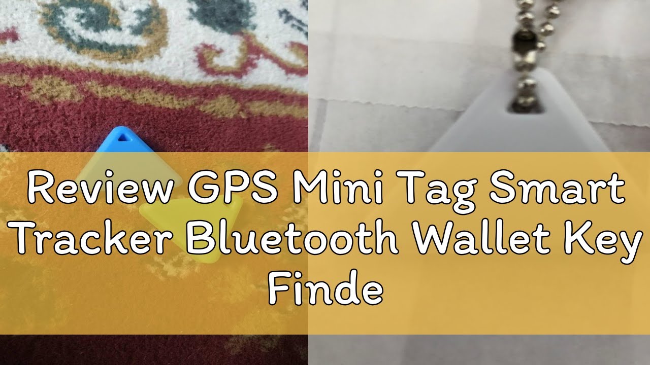 Review GPS Mini Tag Smart Tracker Bluetooth Wallet Key Finder Locator ...