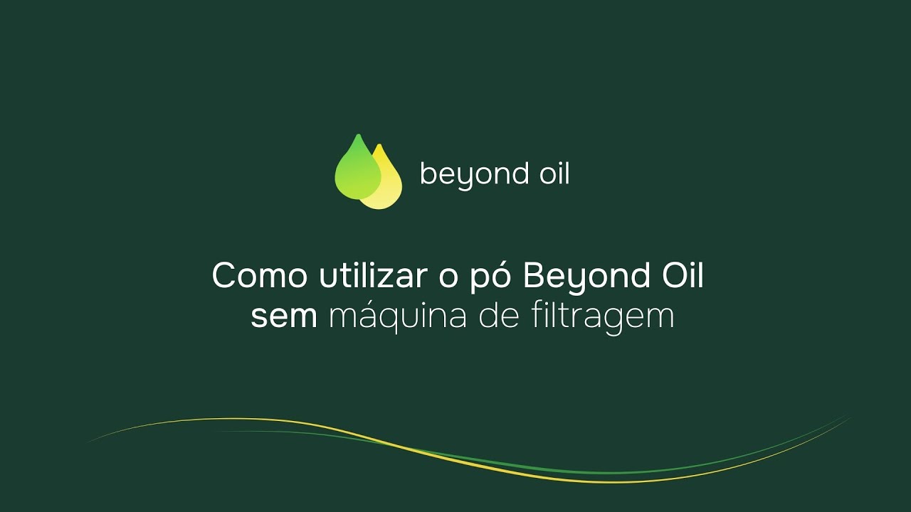 Instruções de uso do Beyond Oil para fritar sem máquina de filtragem ...