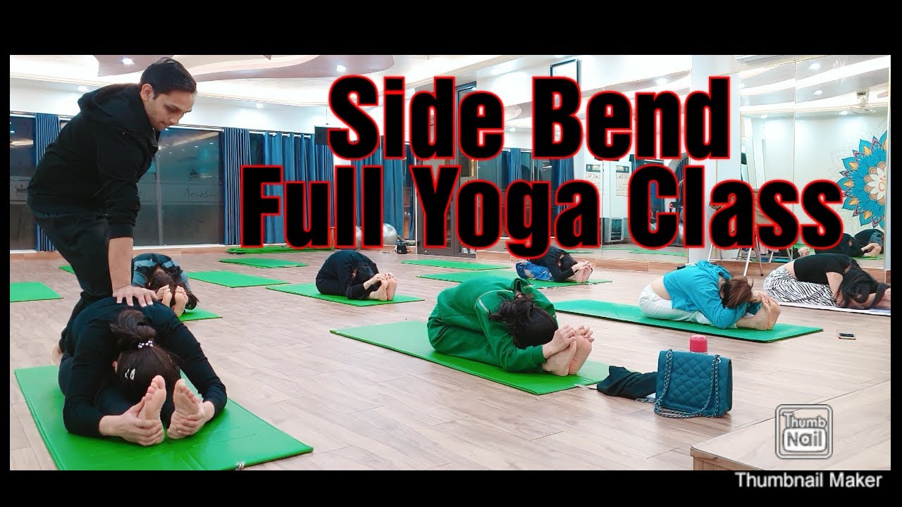 side bend full yoga class - YouTube