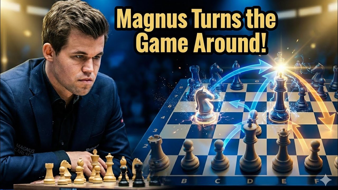 “Magnus Carlsen vs Challenger | Intense Competition Match & Brilliant ...