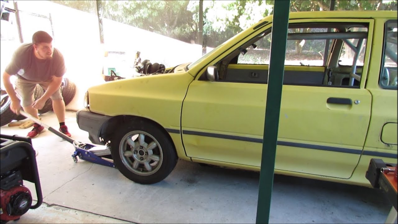 Turbo LS Festiva Progress - YouTube