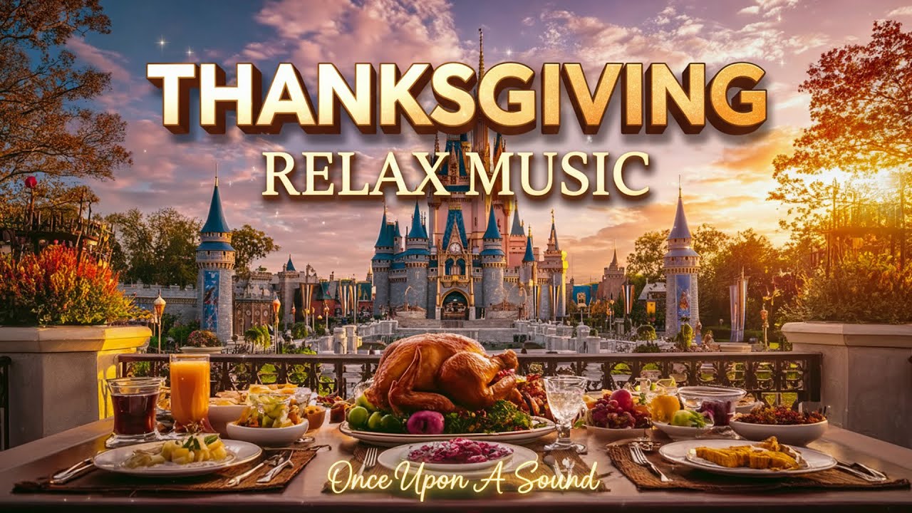 🍁 Magical Thanksgiving Evening – Soft Piano & Orchestral Relax Music ...