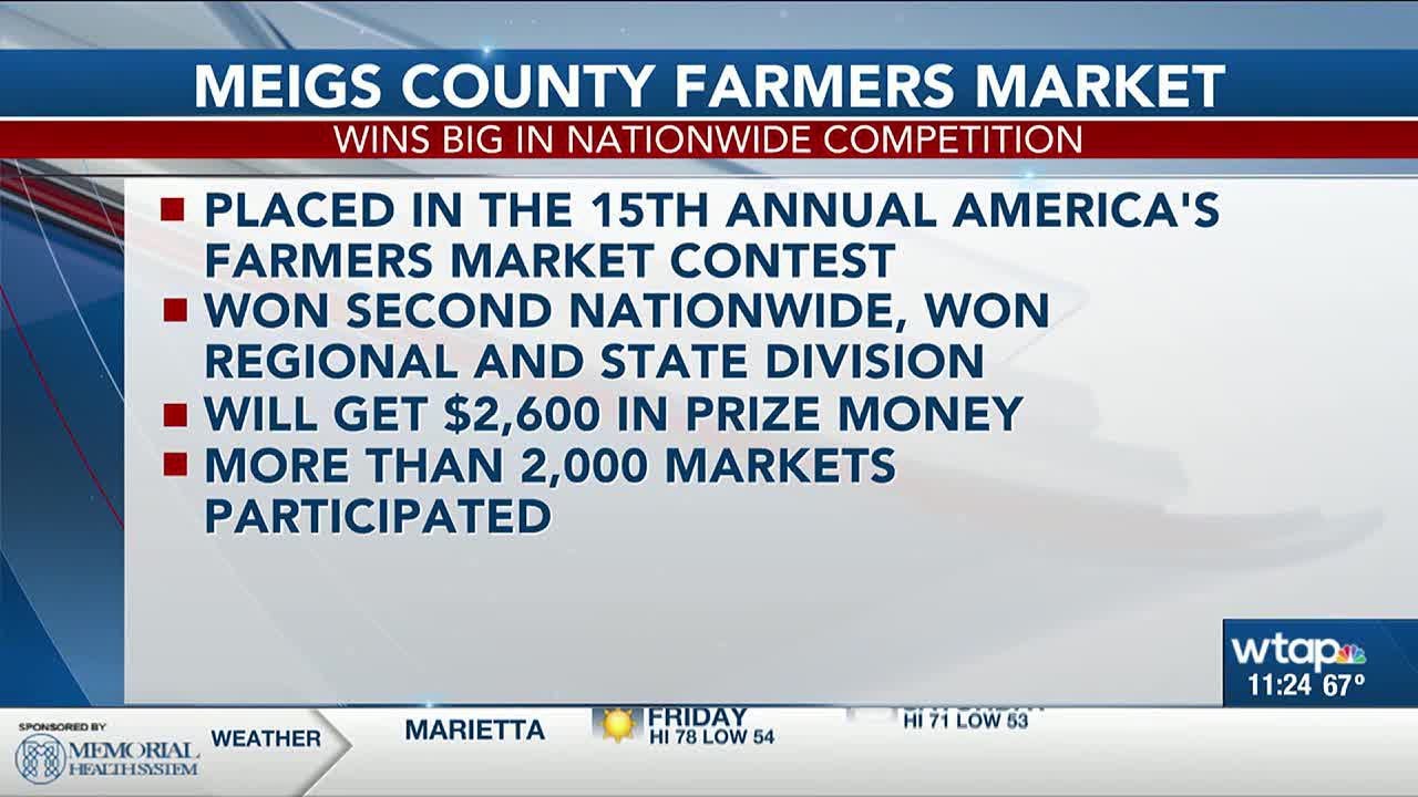 Meigs County Farmers Market wins big in national competition - YouTube