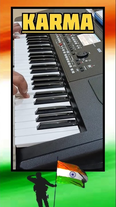 Karma Banjo Tone On Piano | Aye watan tere liye | Patriotic Song | karma instrumental #shorts # ...