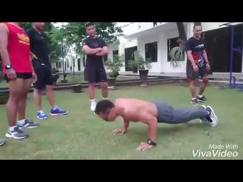 Push Up ala TNI Ganteng