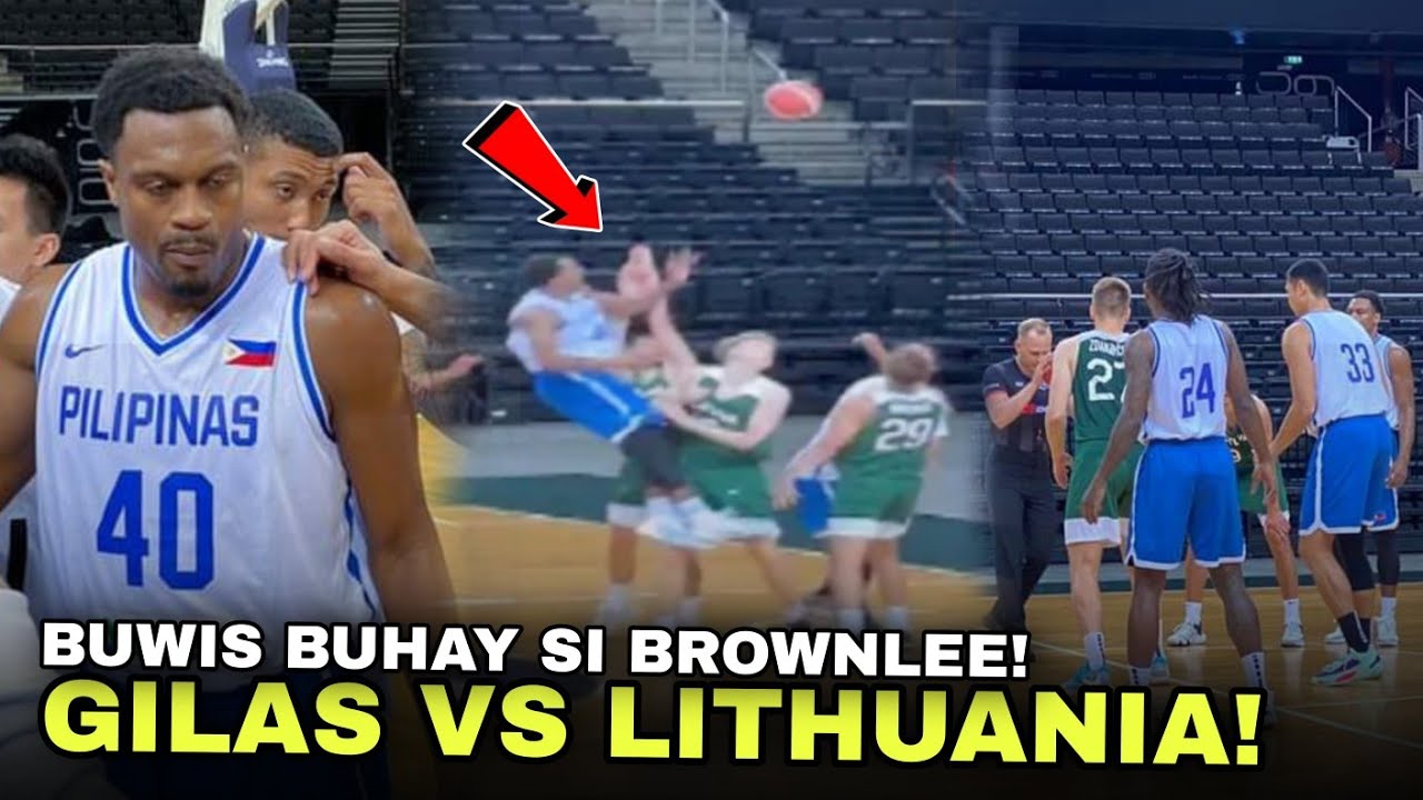 Ikalawang paghaharap! Gilas Pilipinas vs Lithuania Tune Up Game Full ...
