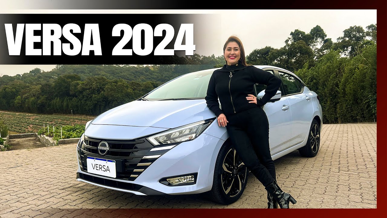 Nissan Versa 2024 | Sedã renovado fica mais competitivo e bonito - YouTube