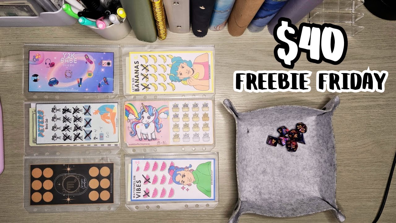 $40 Freebie Friday Randomizer | Got Some Gas Money 🔥 | #cashenvelopes # ...