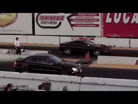 Chevy C5 Corvette Vs. Mercedes CLK500 Coupe | Drag Race