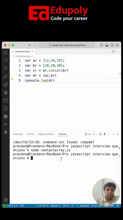 Modern methods to Merge arrays in js concat vs spread operator in telugu | Best Techniques ...
