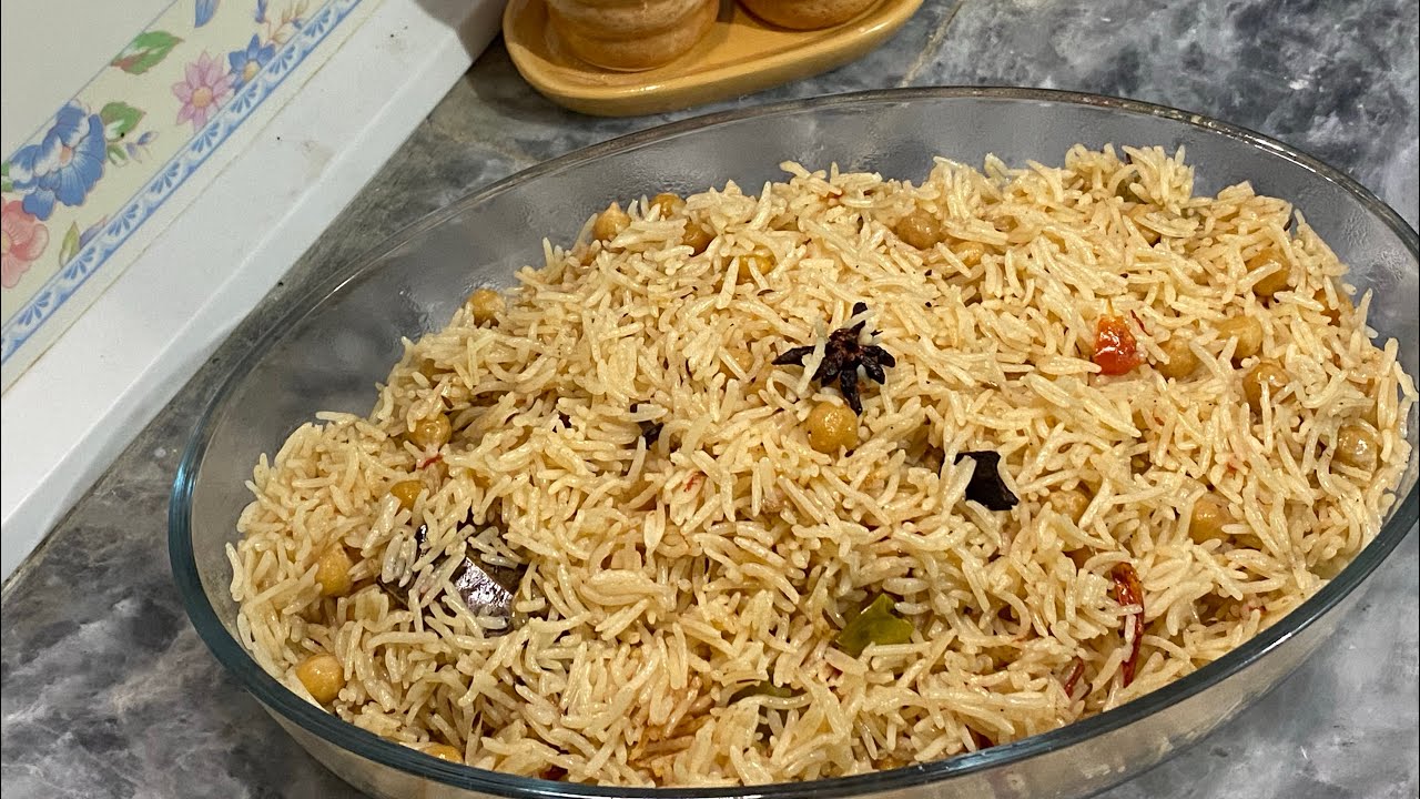 White Channa Pulao ️Chickpeas Rice - YouTube
