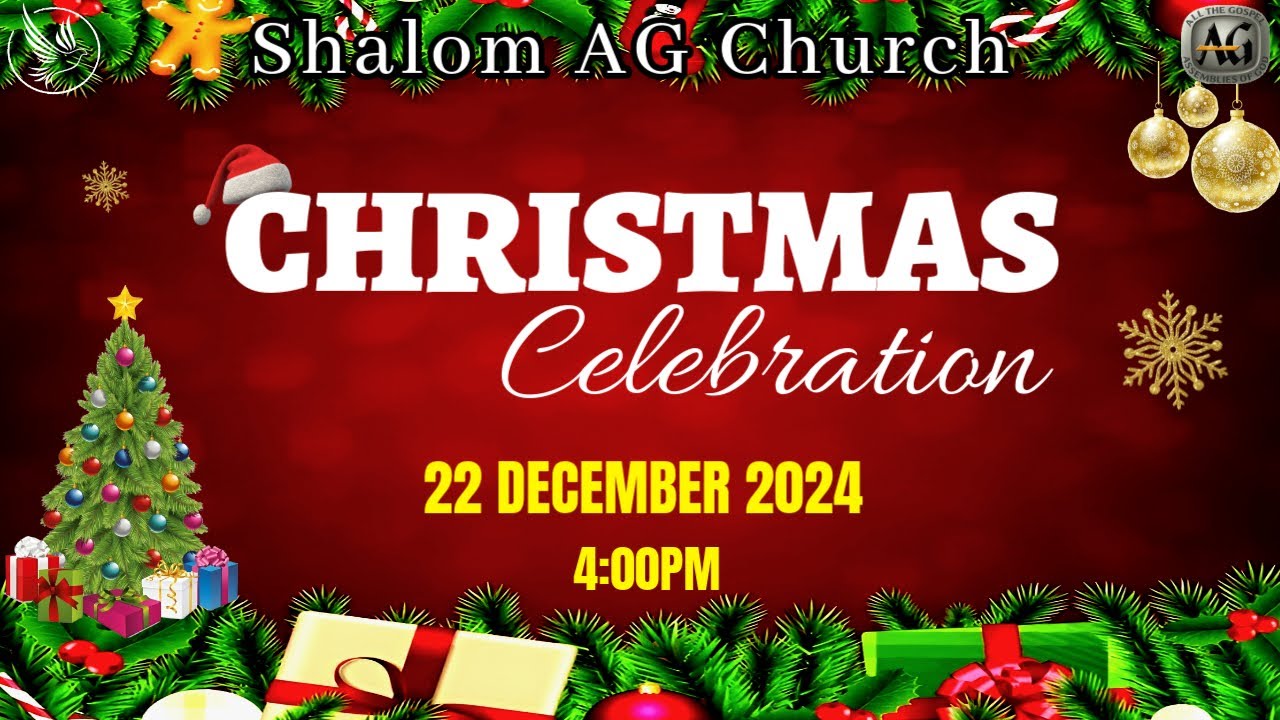 🔴 Live || CHRISTMAS celebration || 22 DECEMBER 2024 || Shalom AG Church ...